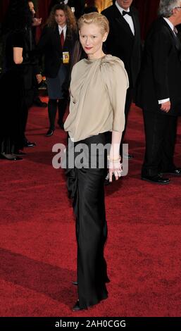 Tilda Swinton- 81th Oscars Awards at the Kodak Theatre In Los Angeles ...