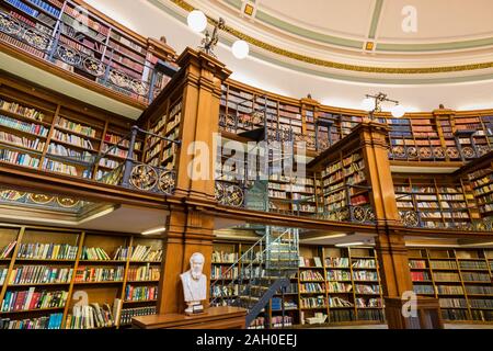 Liverpool Central Library inside a beautiful round reading room with a ...