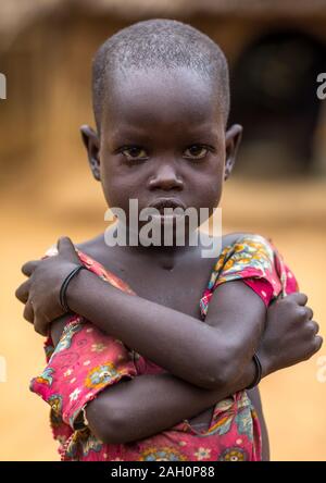 Larim tribe girl portrait, Boya Mountains, Imatong, South Sudan Stock ...