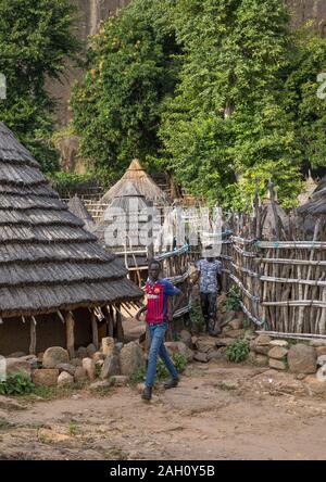 Otuho (Lotuko) tribe village in the Imatong mountains, Eastern ...