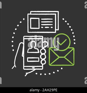Account creating concept icon. New user registration idea thin line ...
