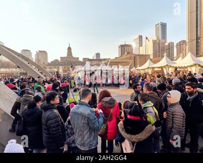 Toronto City Hall Skating party at Nathan Phillips Square and Cavalcade ...