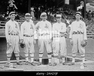 Stuffy McInnis, Eddie Murphy, Frank Baker, Jack Barry, Eddie Collins ...
