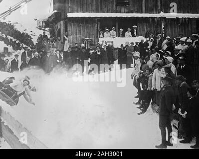 Bob-sleighing - St. Moritz Stock Photo - Alamy