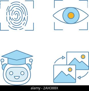 Machine Learning Vector Icons Transforming Data into Insights Stock Vector Image & Art - Alamy