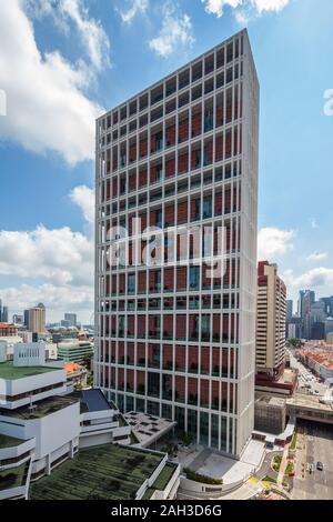 State Courts Tower architecture in Singapore Stock Photo - Alamy