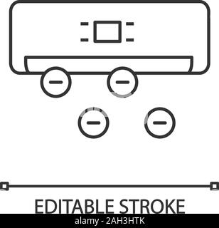 ionization air cleaner line icon vector illustration Stock Vector Image ...