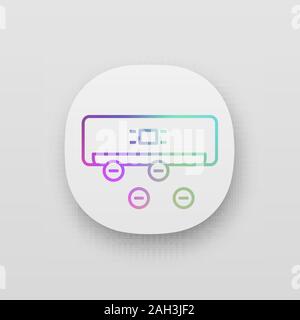 Air ionizer linear icon. Ionization. Thin line illustration. Air ...