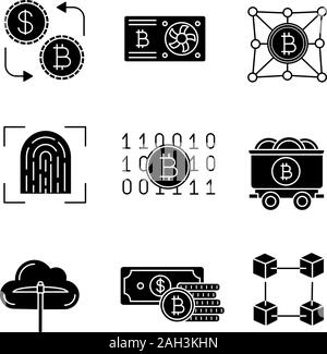Binary code by fingerprint shape. Set of zero and one digits. Cyber security technology. Digital ...