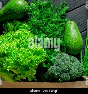 Clean and balanced healthy food concept. Healthy lunch. Fried chicken ...