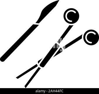 Surgical instruments silhouette, Surgical forceps silhouette, Surgeon ...