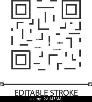 2D thin linear black mobile app icon Stock Vector Image & Art - Alamy