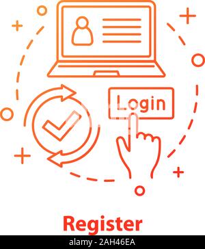 Create new password abstract concept vector illustration Stock Vector ...