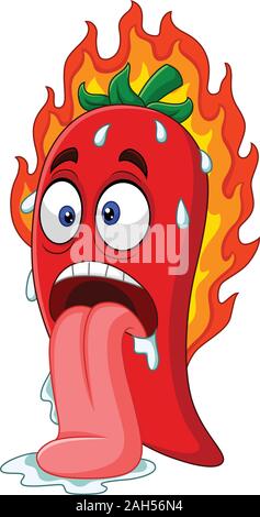 Screaming mouth with tongue out. Funny cartoon teeth Stock Vector Image ...