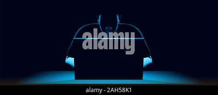 Ethical hacking concept 3d illustration Stock Photo - Alamy