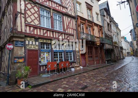 Rennes, France - Historic buildings in the old city centre of Rennes ...