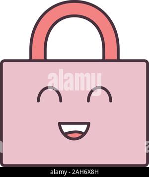 safety lock happy emoji icon image Stock Vector Image & Art - Alamy