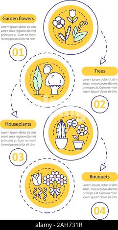 Process chart. Vector diagram, trees. Can be used for workflow layout ...