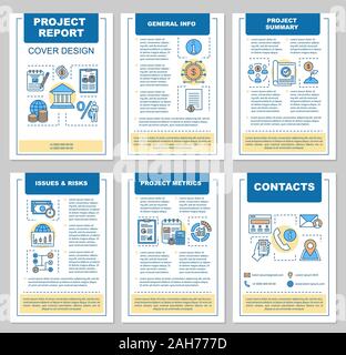 Financial planning brochure template layout. Budgeting. Funding and ...