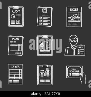 Evaluation planning linear icons set. Assessment, Metrics, Targets, Scope, Objectives, Analysis ...