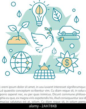 Saving planet brochure template layout. Environmental issues. Flyer ...