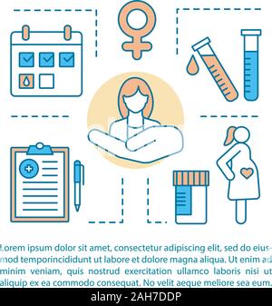 Women's health brochure template layout. Gynecology and obsetrics ...