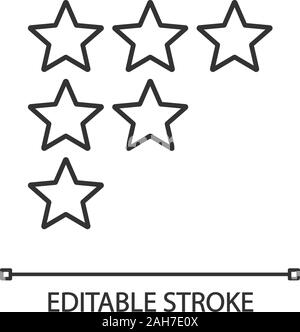 Rating icons. Rating Stars. Scale stars customer product rating. Vector ...