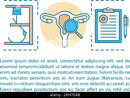 gynecology brochure flyer design template with abstract photo ...