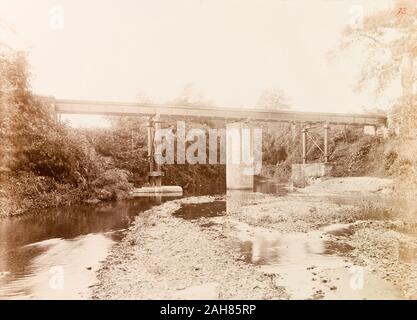 Trinidad & Tobago, A railway bridge crosses the Caroni River on the ...