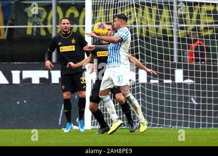 Andrea Petagna goal celebrate during the Italian championship Serie B ...