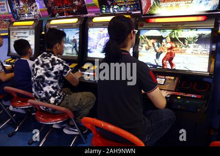 Arcade Games Inside The Family Mall Shopping Mall At Erbil, Iraqi ...