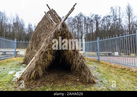 Lenin's hut near lake Razliv, Leningrad region, Russia Stock Photo - Alamy