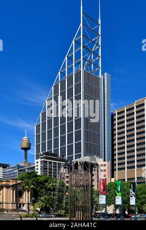 Sydney, NSW, Australia - October 28, 2017: Skyline with office ...