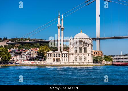 Ortakoy Mosque (Turkish: Ortaköy Camii), or Grand Imperial Mosque of ...