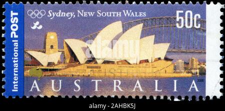 Sydney Opera House on postage stamp of Australia Stock Photo - Alamy