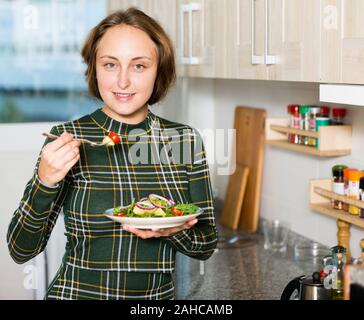 A freshly cut greens, salad ingredients Stock Photo - Alamy