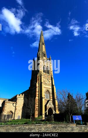 St Marys church, Rushden Town, Northamptonshire, England, UK Stock ...