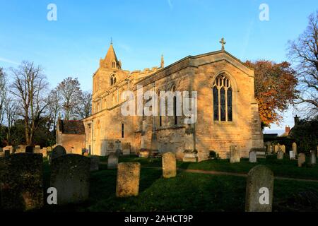 St Andrews church, Hambleton village, near Oakham, Rutland County ...
