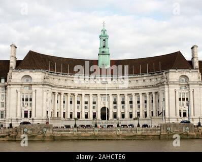 County Hall building, London, was the headquarters of London County ...
