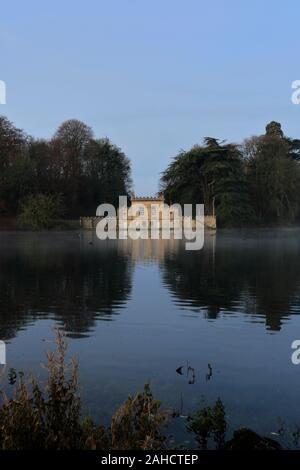 View of Fort Henry, a gothic folly in Exton Park, Exton village ...