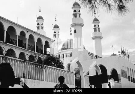 the mosque in the city of Moroni in the Island of Comoros in the Indian ...