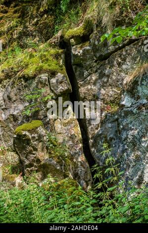 Entrance to Odin Mine and Odin Cave Peak District Derbyshire UK Stock ...