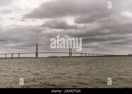 The Arthur Ravenel Jr. Bridge that connects Charleston to Mount ...