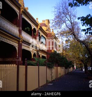 Victorian Terraces Melbourne Australia Stock Photo - Alamy