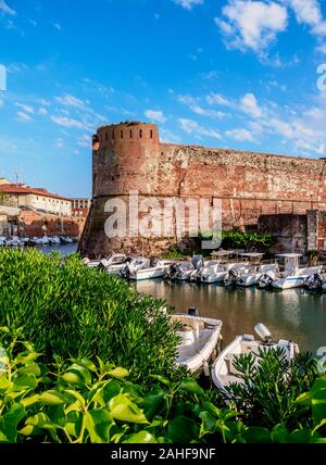 Fortezza Vecchia, fortress, port, Livorno, Tuscany, Italy Stock Photo ...