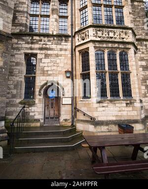 Refectory door and stone steps Stock Photo - Alamy