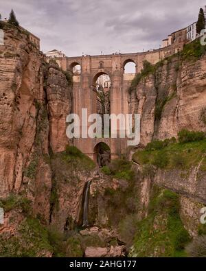 Bridge in Rhonda: Best Attraction in Andalusia, Spain Stock Photo - Alamy