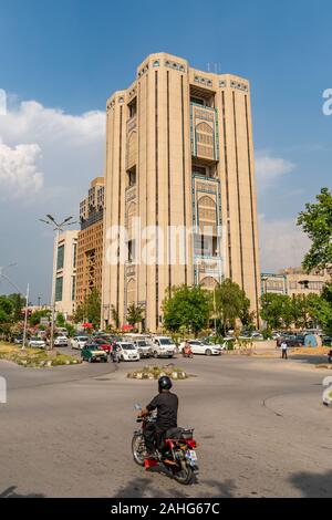 Islamabad Saudi Pak Towers Building Picturesque Low Angle View on a ...