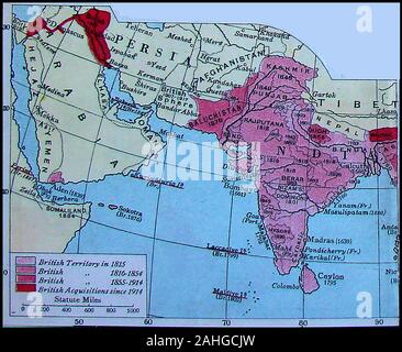 India map ; the british possession in the East India ; with the ...