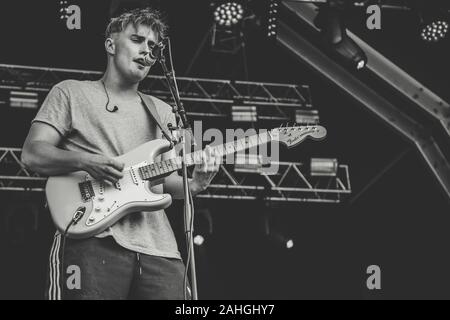 Sam fender live at standon calling festival 2018 Stock Photo - Alamy